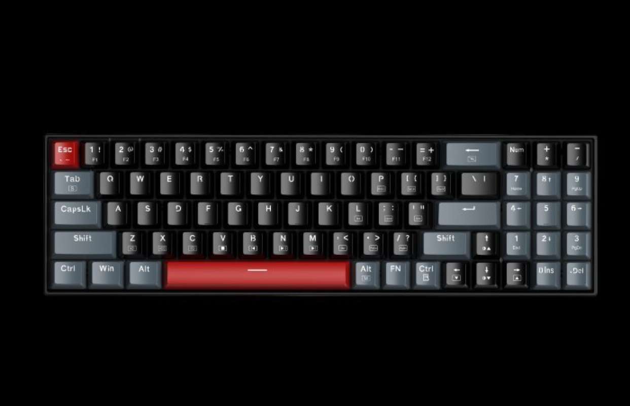 Promo Gamen Titan IV - Titan 4 Rainbow Gaming Mechanical Keyboard ...