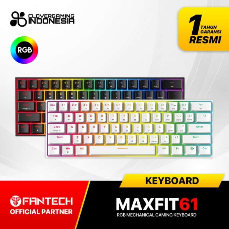 Promo Fantech MAXFIT61 RGB 60% - MAXFIT 61 Mechanical Gaming Keyboard ...