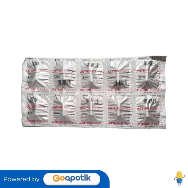 Jual Asthin Force 6 Mg Strip 10 Kapsul Di Seller Apotek Hasyim Farma ...