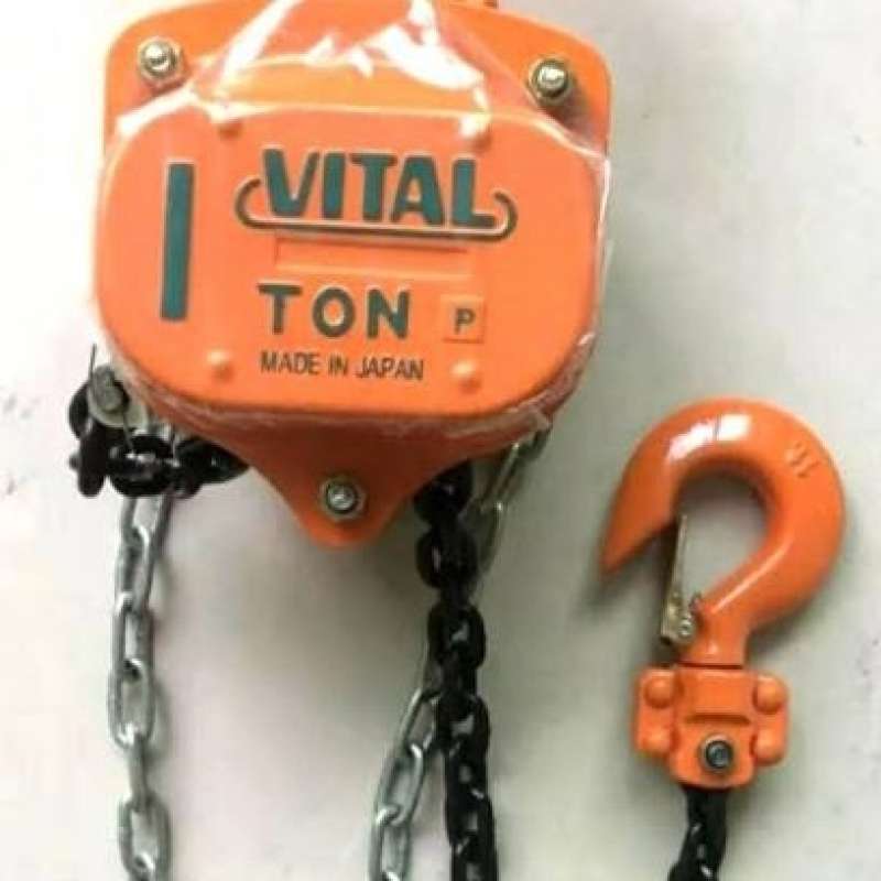 Promo Chain Block 1 Ton X 7 Meter Vital Made In Japan Diskon 23% Di ...