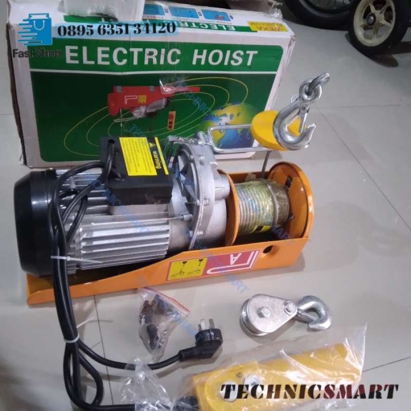 Promo Electric mini hoist PA 1000 12 meter 220 volt electric hoist weka ...