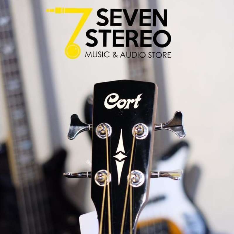 Jual Bass Akustik Cort AB850f Nat / Bass Acoustic With Preamp di Seller ...
