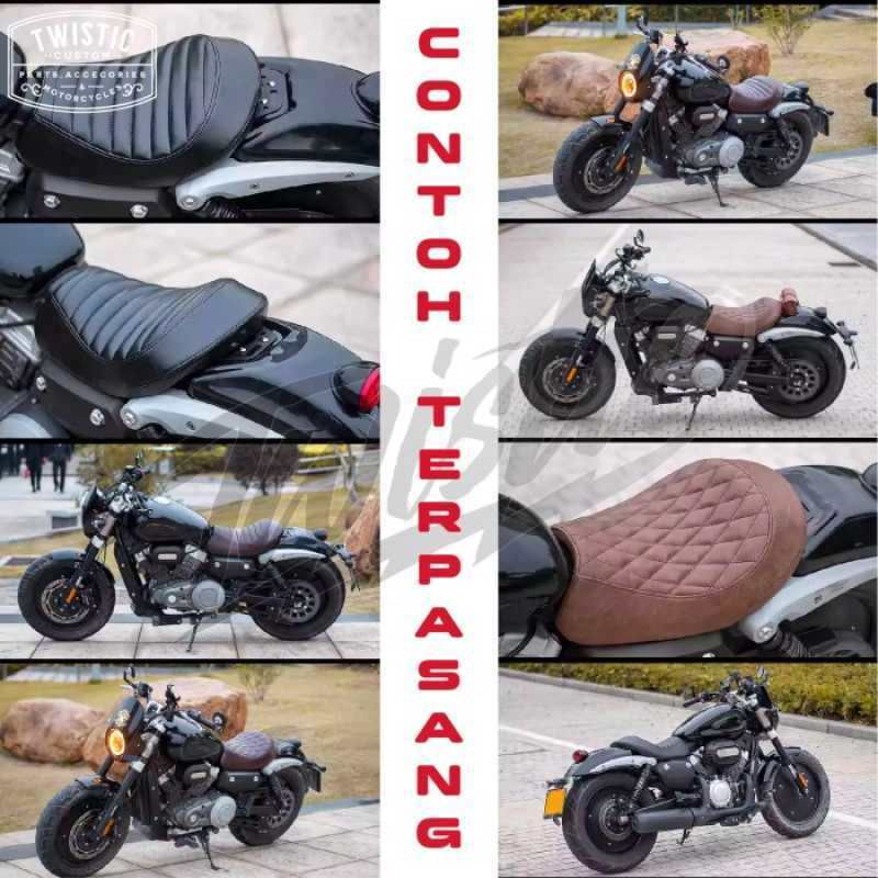 Promo Jok Single Seat + Bracket Rak Motor Keeway Benda V252c V 252 C ...