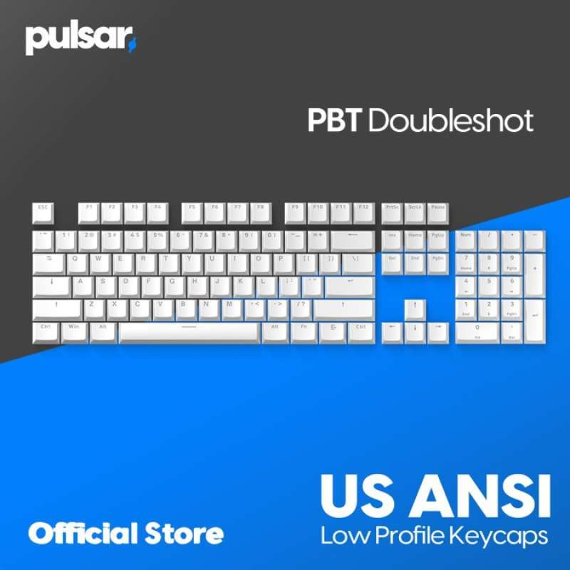 Promo PULSAR LOW PROFILE US ANSI Keycaps Diskon 9% di Seller Sentral ...