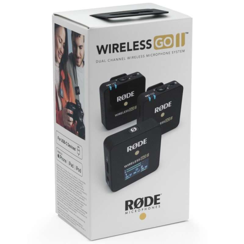 Jual Rode Wireless Go Ii 2-person Wireless Omni Lavalier Microphone Di ...