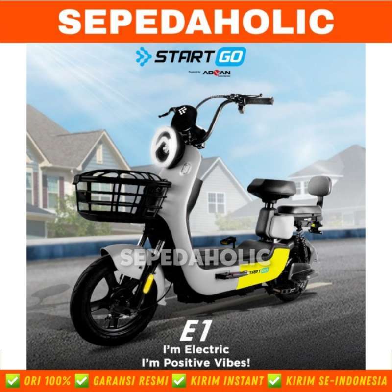Promo Sepeda Listrik START GO E1 Electric E Bike 350 Watt Diskon 9% di ...