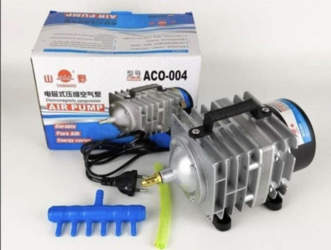 Promo Pompa Aerator Kolam Aquarium Yamano Aco-004 Airpump Diskon 23% di Seller Indahh Permai ...