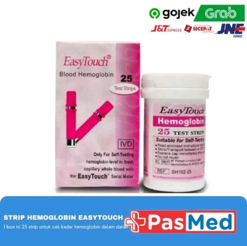 Promo Strip Hb Strip Hemoglobin Easy Touch Diskon 17% di Seller Mahanani Store 4 - Cikoko, Kota ...