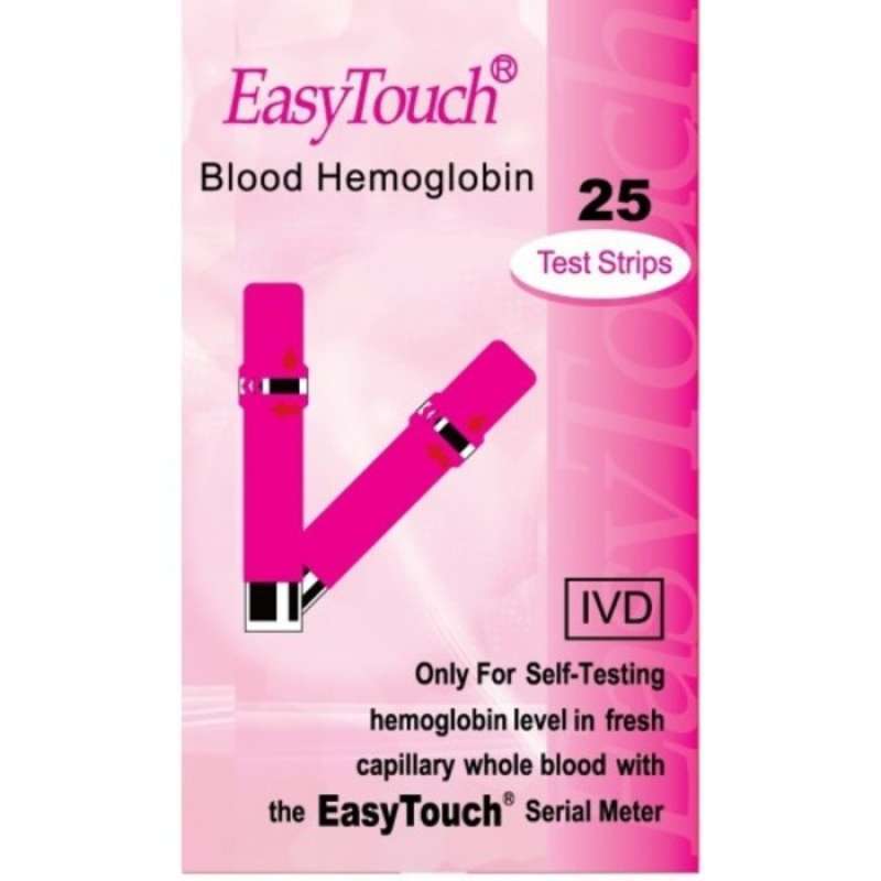 Promo Ready Easy Touch Strip Hb Hemoglobin 25 Diskon 17% Di Seller ...