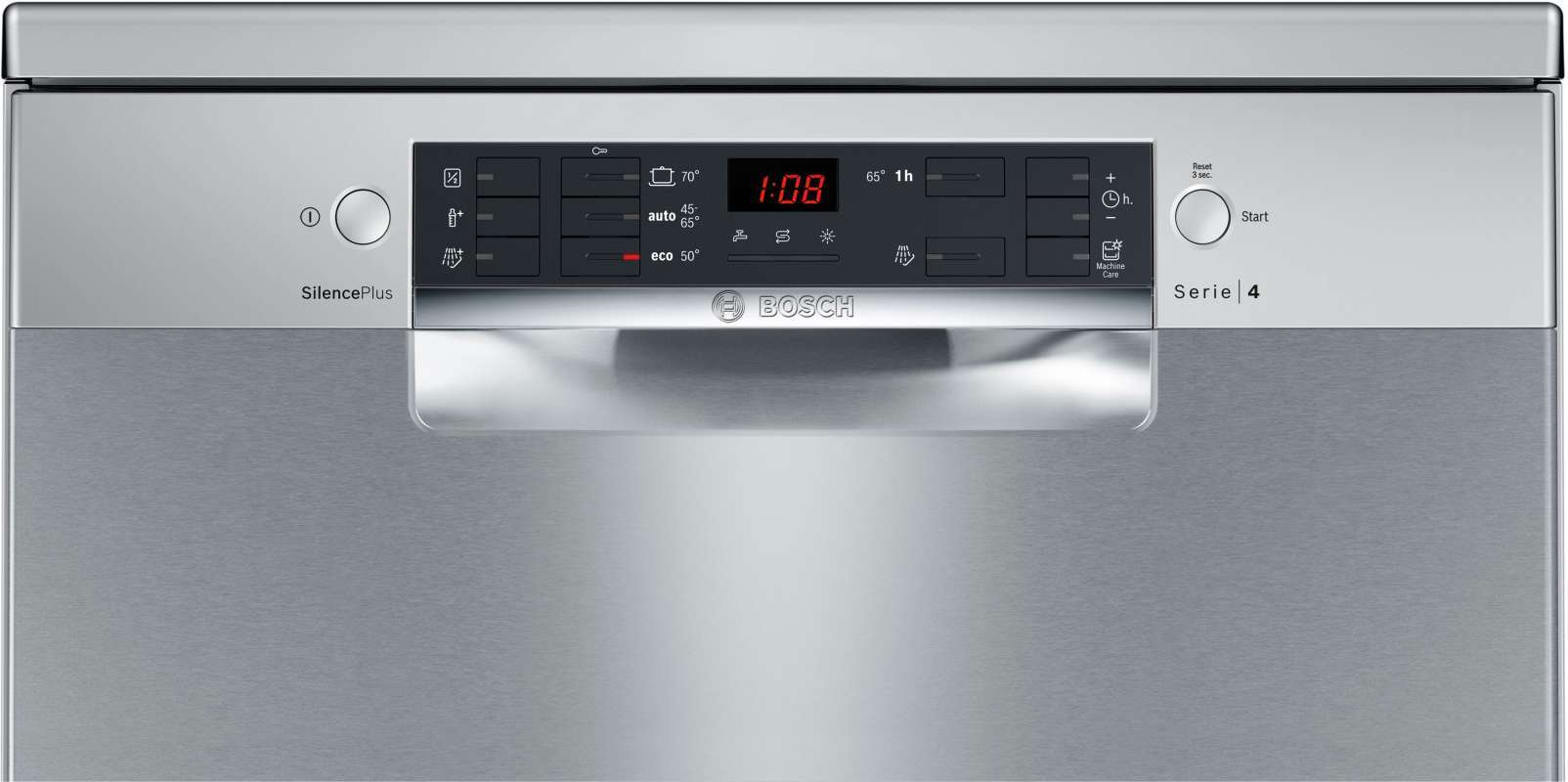 Jual Bosch Sms45di10q Free-standing Dishwasher 60cm Seri 2 Silver Inox ...