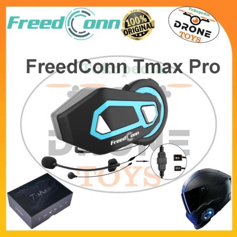 Promo Freedconn Tmax Pro 6Rider Group Intercom Bluetooth Helm Radio Fm ...