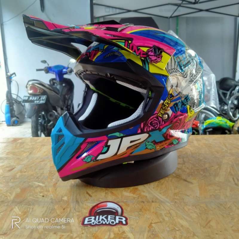 Promo Helm Cross Jpx Helmet Retro Classic Modern Fullface Urban Cross ...
