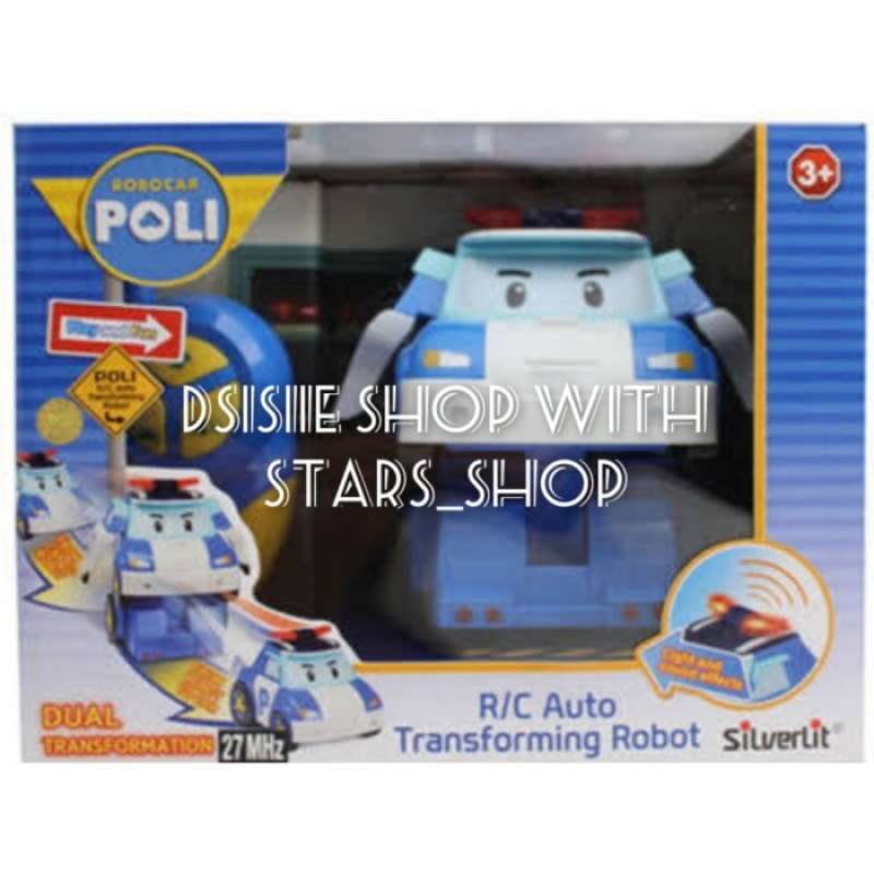 Promo Robocar Poli R/C Auto Transforming Robot Diskon 23% di Seller Marimain Store - Duren Tiga ...