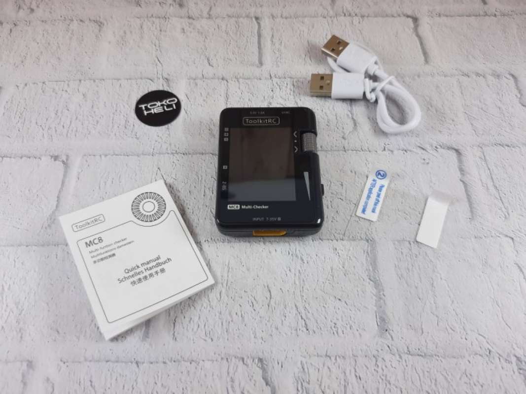 Promo ToolkitRC MC8 Lipo Cell Checker Balancer PWM SBUS Tester USB C ...