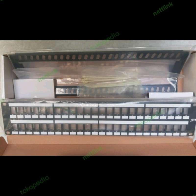 Promo Patch Panel 48 Port Ls Cat 6 Lengkap Modular Jack Cat 6 Original ...