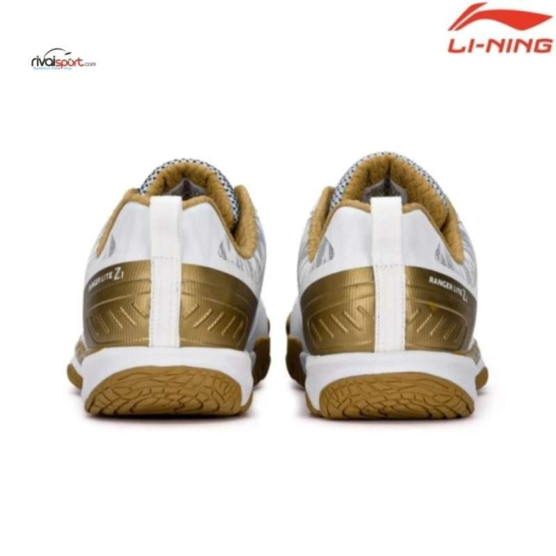 Jual Sepatu Lining Badminton Ranger Lite Z1 White Gold di Seller ...