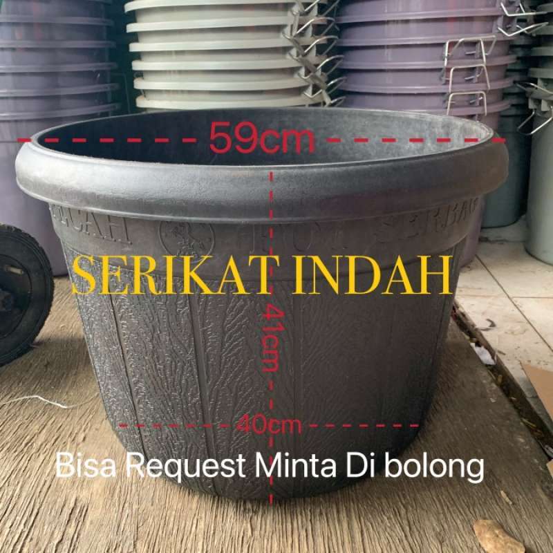 Promo Pot Tanaman Besar Bt 675 Pot Anti Pecah Pot Karet Diskon 23% di ...