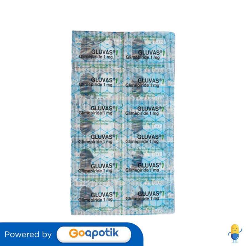 Jual Gluvas 1 Mg Strip 10 Tablet Di Seller Apotek Pulih Palembang ...