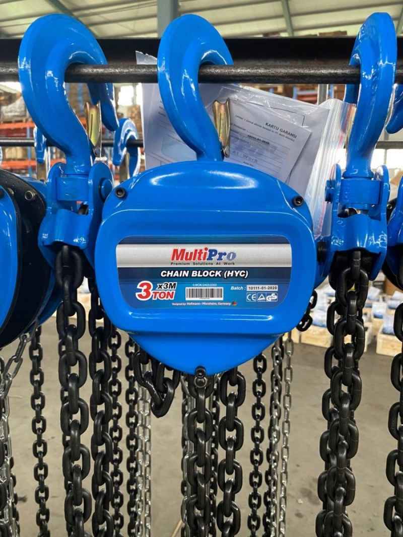 Promo MULTIPRO CHAIN BLOCK 3 TON 3 METER TAKEL 3 TON X 3 METER 3X3 ...