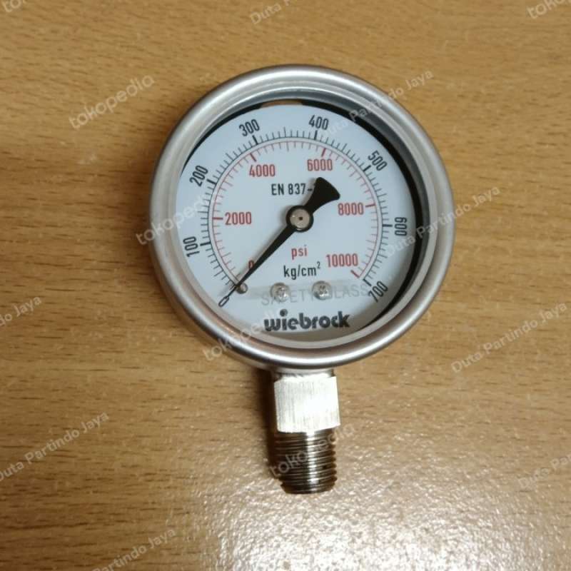 Jual Pressure Presure Gauge Raket Full Stainless 2,5 Inch 700 Bar 10000psi Di Seller Mba Ayu ...