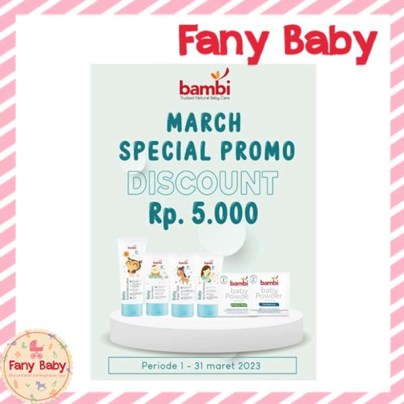 Promo Bambi Baby Powder Compact [ Prickly Heat ] 40Gr Diskon 23% di ...