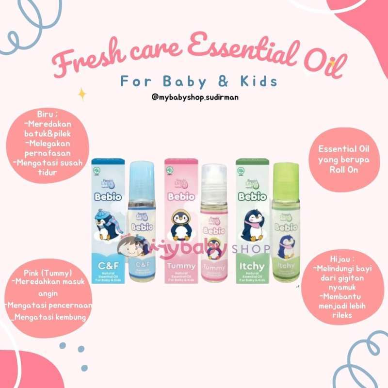 Jual FreshCare Bebio For Baby & Kids Cough & flu,Itchy dan Tummy di ...
