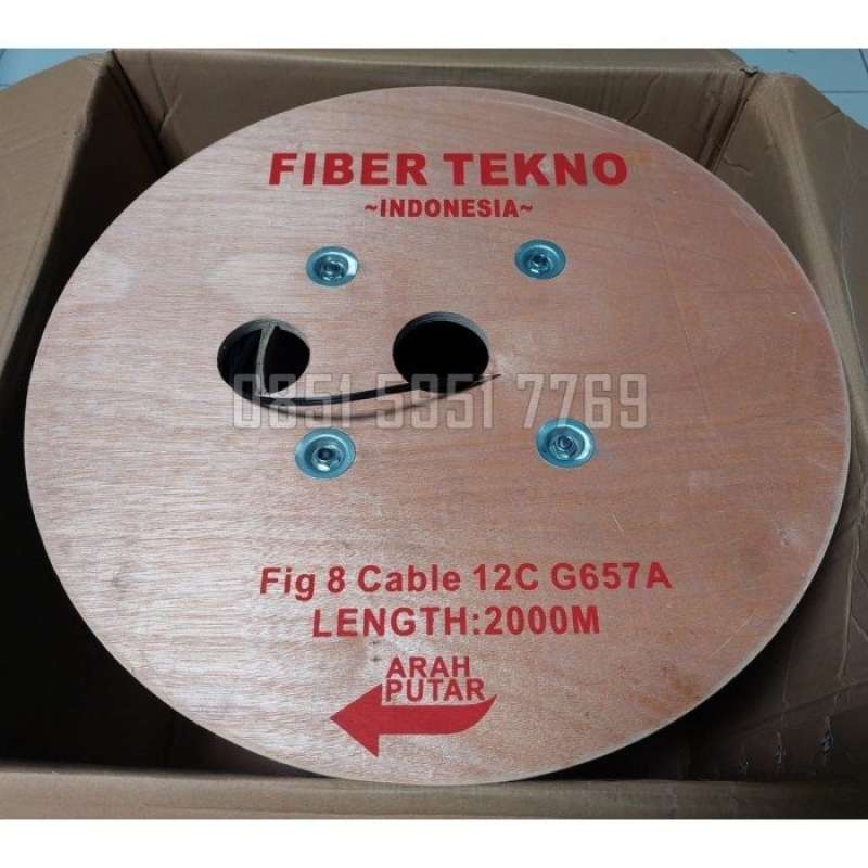 Promo Ku Mini 12 Core Fig8 | Kabel Fo Bulat 12 Core Fig8 Panjang 2Km ...