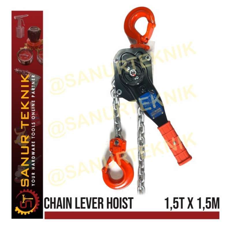 Promo ELEPHANT Chain Lever Hoist 1.5 ton x 1.5 meter / Chain Block ...
