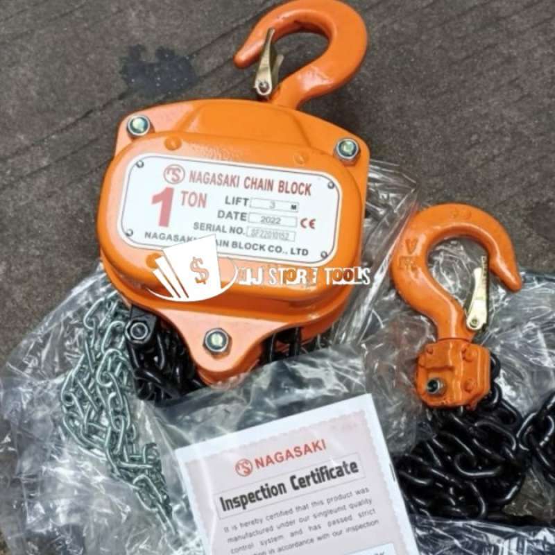 Promo Chain Block 1 Ton X 10 Meter Takel Manual Nagasaki Original ...