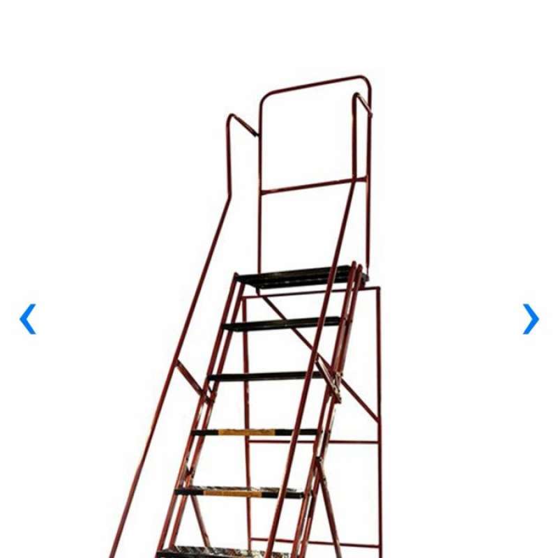 Promo Krisbow Tangga Gudang Podium 9 Step 2,3 Mter/tangga Dorong Besi ...