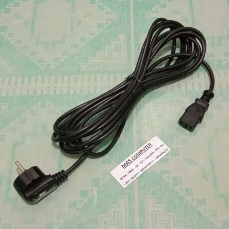 Promo Kabel Power Pc 5 Meter/kabel Power Cpu 5meter/kabel Power Server ...