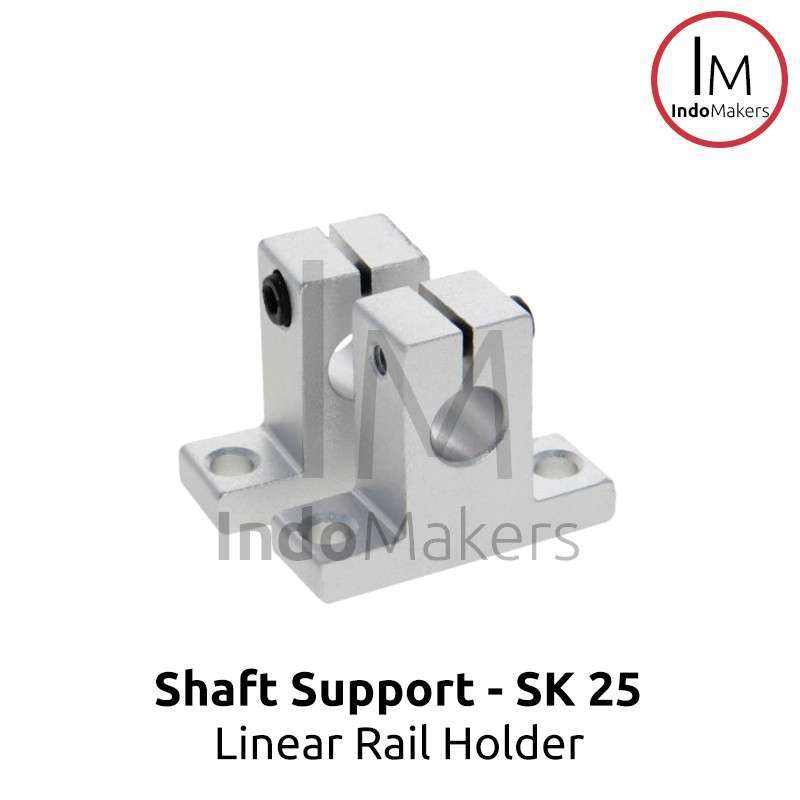 Jual SK25 Linear Rail Shaft Support Unit for 25mm Rail / Rod di Seller ...