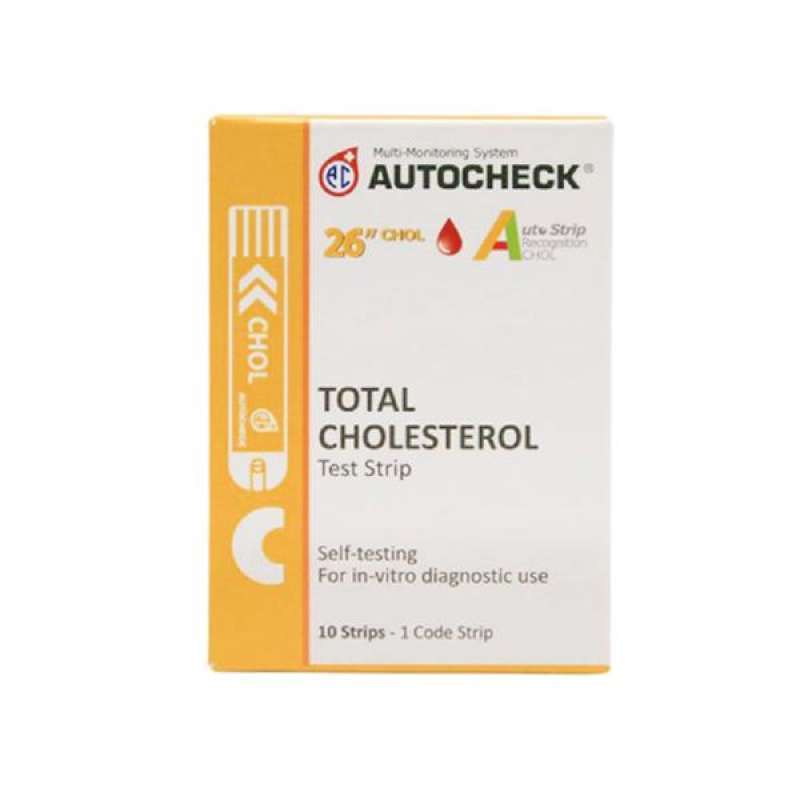 Jual Autocheck Total Cholesterol Box 10 Test Strips Di Seller Apotek ...