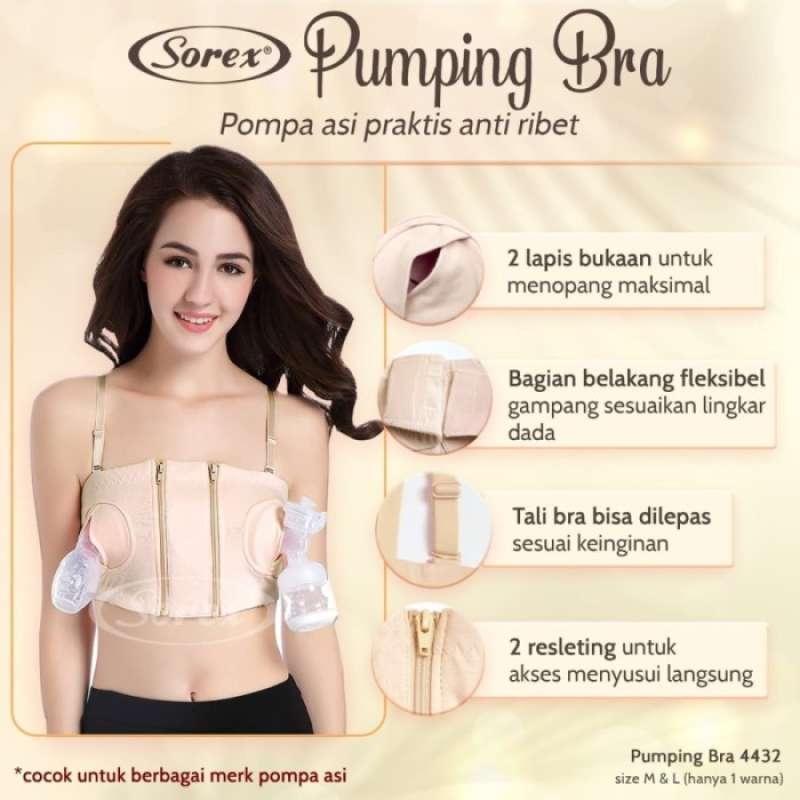 Promo Bra Bh Pompa Asi Pumping Bra Sorex 4432 Original Ada Box Diskon 23% di Seller Darkness ...