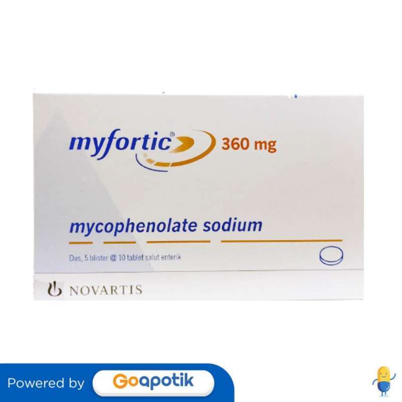 Jual MYFORTIC 360 MG BOX 50 TABLET di Seller Apotek Sugih Waras Makmur ...