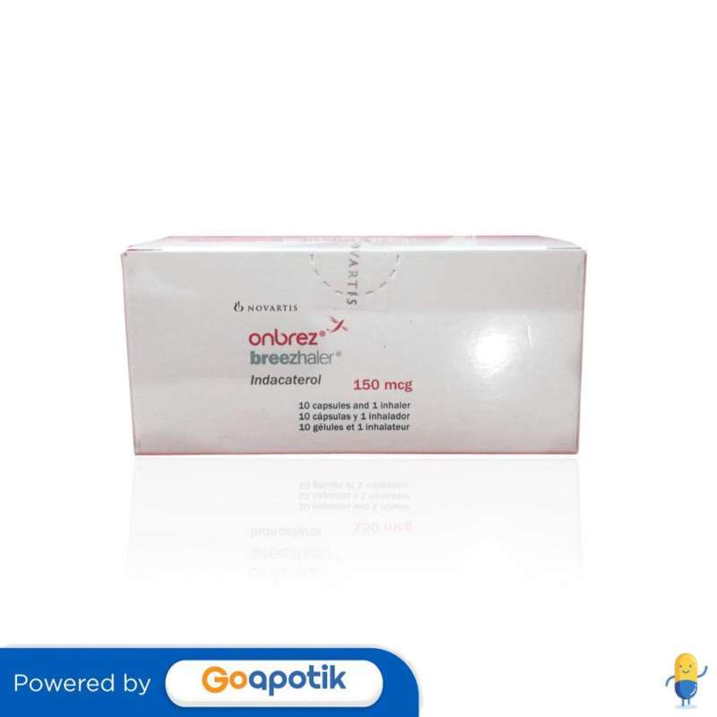 Jual ONBREZ BREEZHALER 150 MCG 10 PCS di Seller Apotek Era Farma - Rawa ...