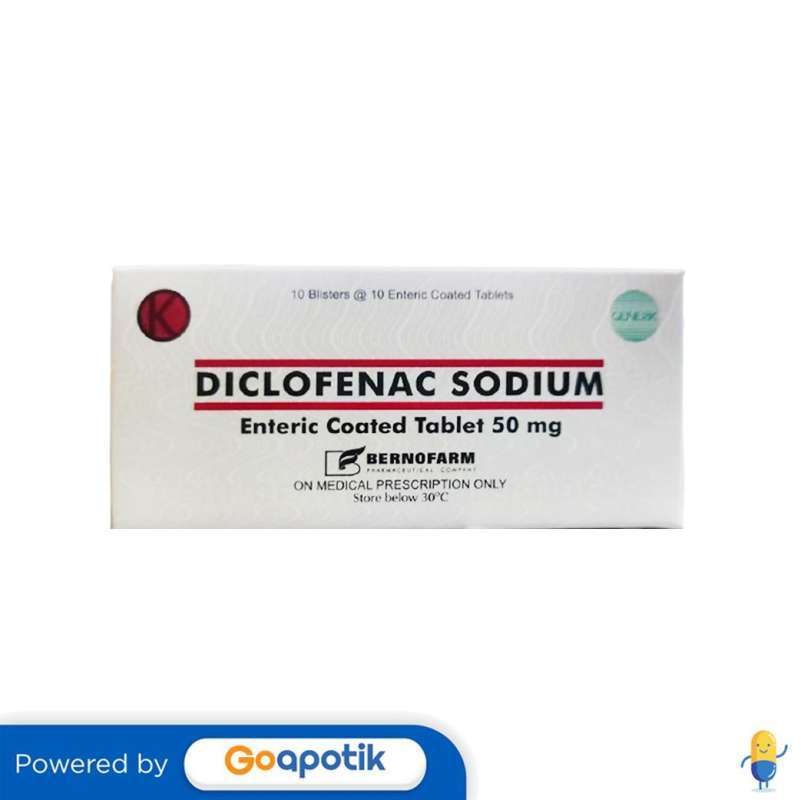 Jual Diclofenac Sodium Bernofarm 50 Mg Box 100 Tablet Di Seller Apotek Nisman Farma - Grogol ...