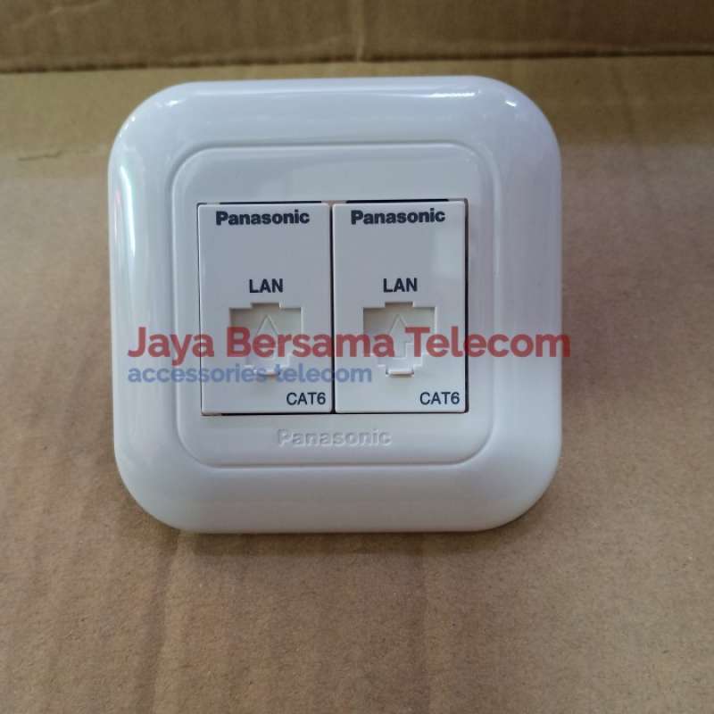 Promo Stop Kontak Data Cat.6/Outlet Data Cat.6 Double Panasonic Wide ...