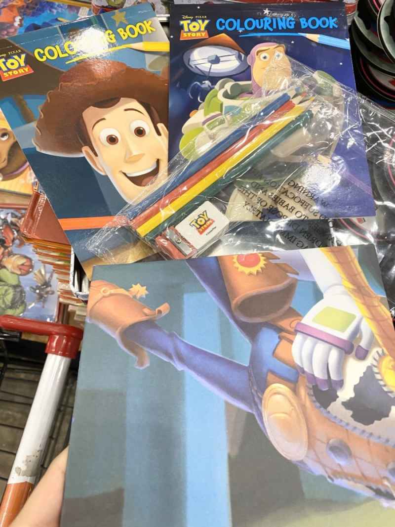 Promo Toy Story Disney Book Books 3d Cans - Storybook Coloring - Buku ...