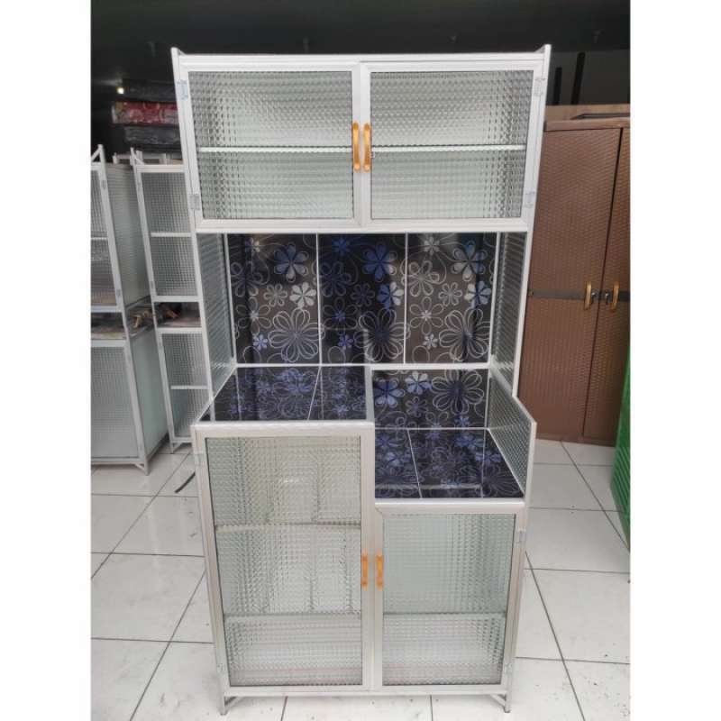 Jual Rak Piring Aluminium Rak Piring 2 Pintu Kitchen Set 2 Pintu Rak ...