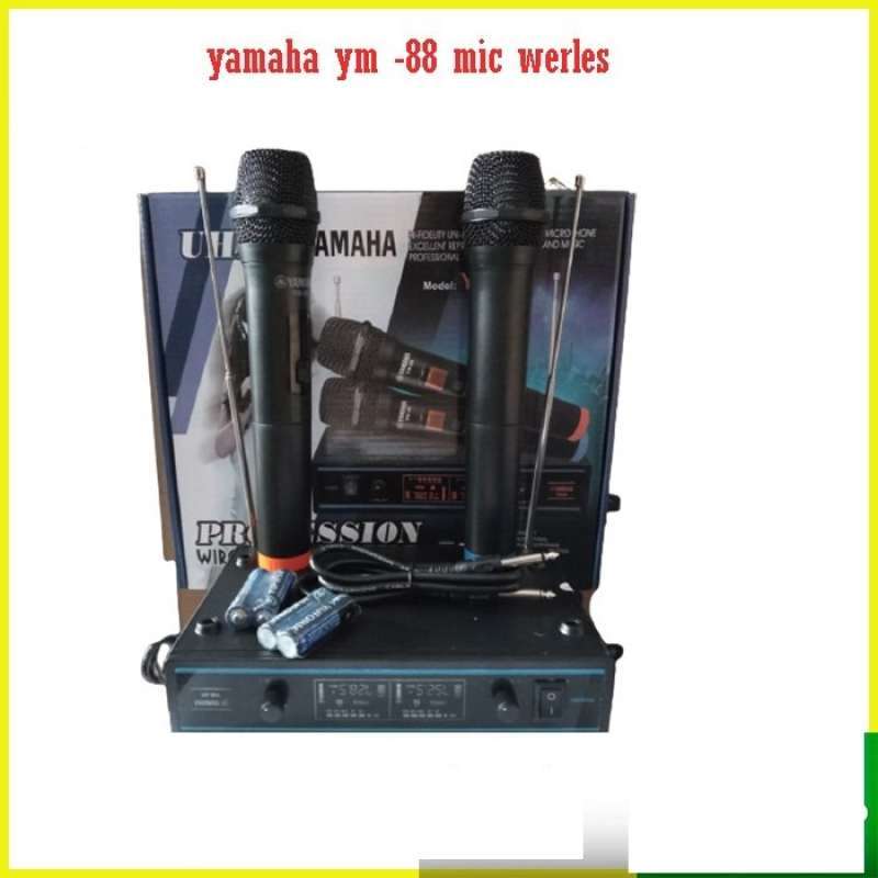 Promo Yamaha YM-88 UHF Mik/Microphone Double Wireless Digital Diskon 20% di Seller Sentral Beli ...