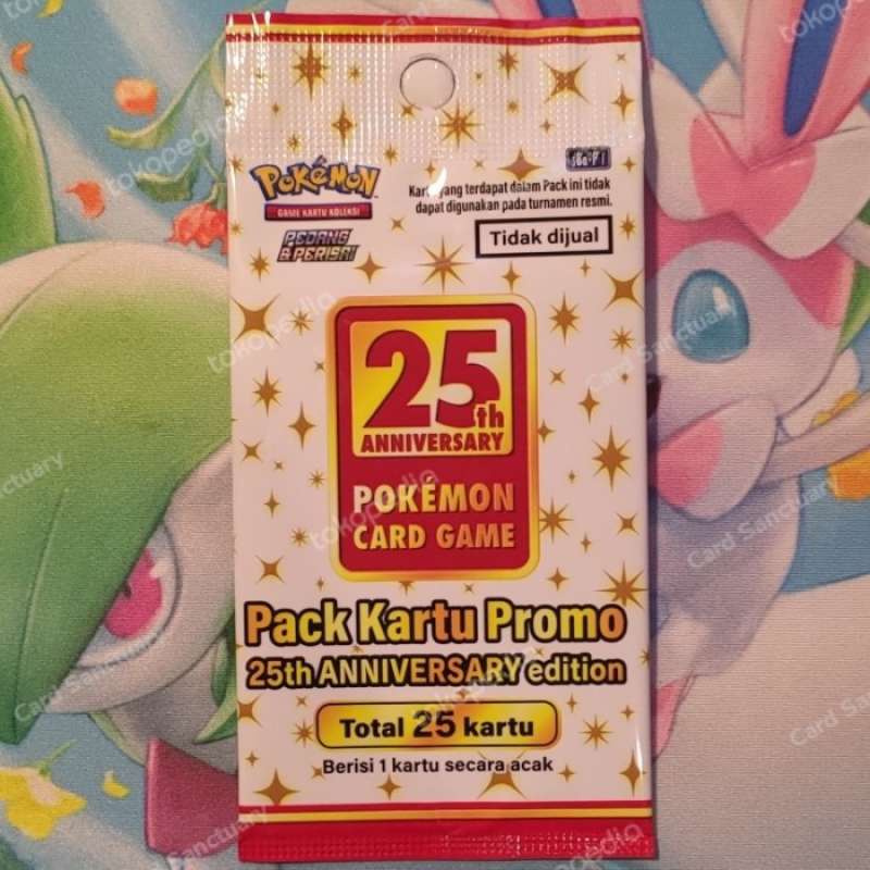 Promo Pokemon Tcg Indonesia - 25th Anniversary Collection Promo Pack Diskon 23% Di Seller ...