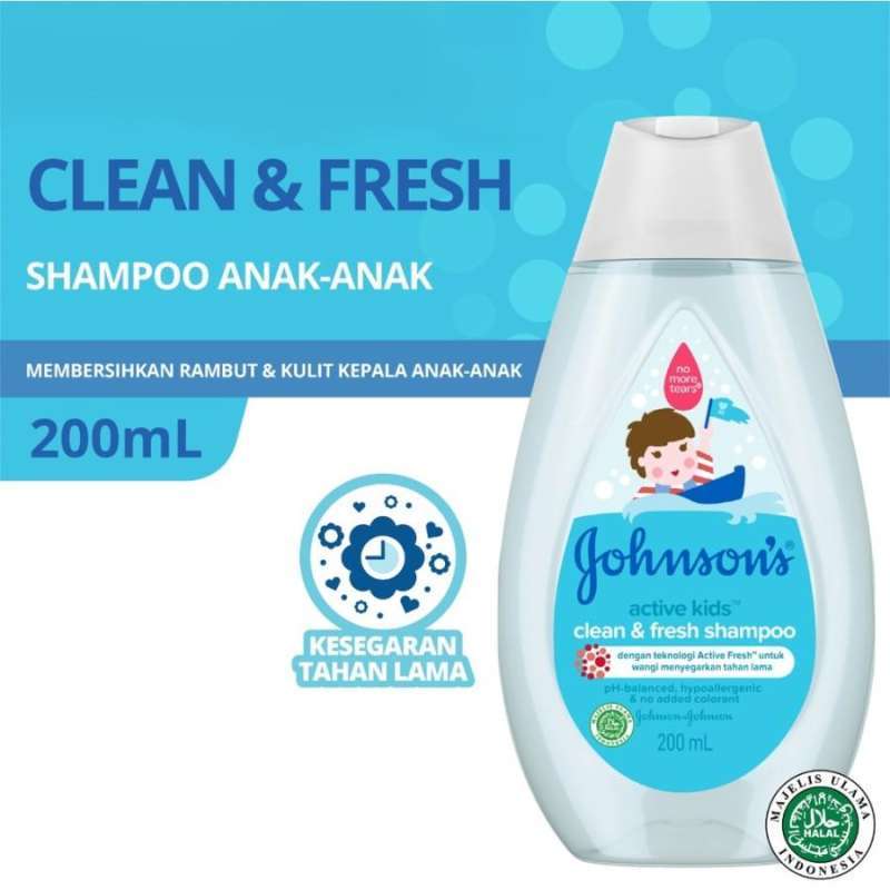 Jual JOHNSON'S Active Kids Clean & Fresh Shampoo - Shampo Anak-anak ...