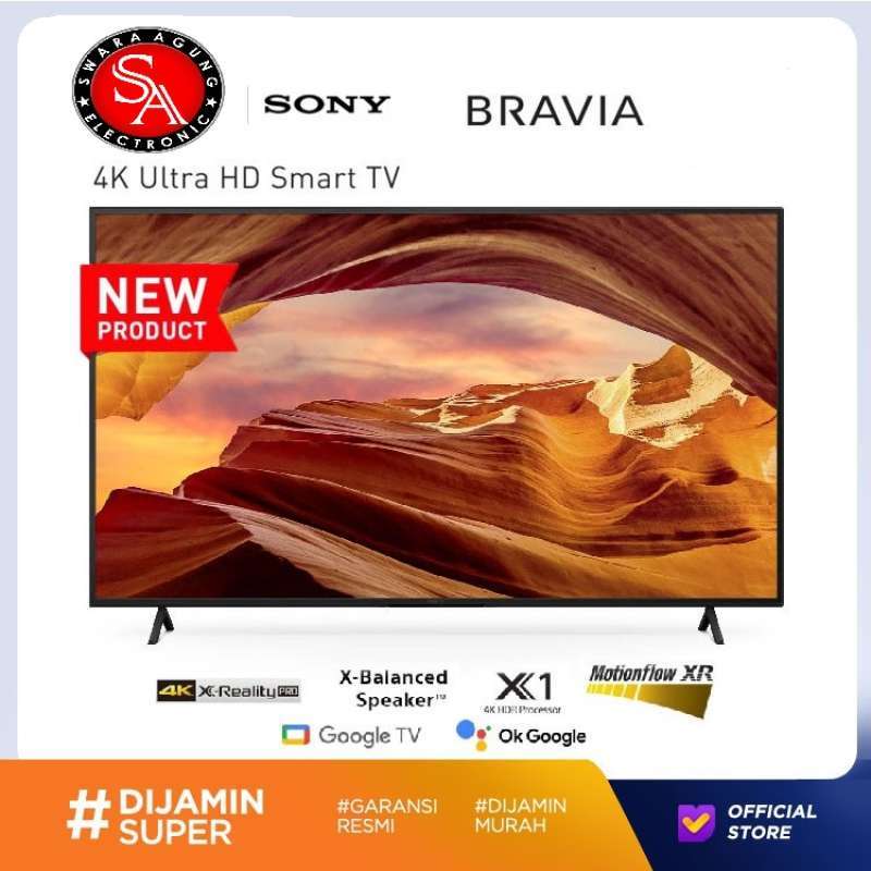 Promo Led UHD 4K Google TV 75 Inch SONY Type :KD-75X77L (Khusus Medan ...