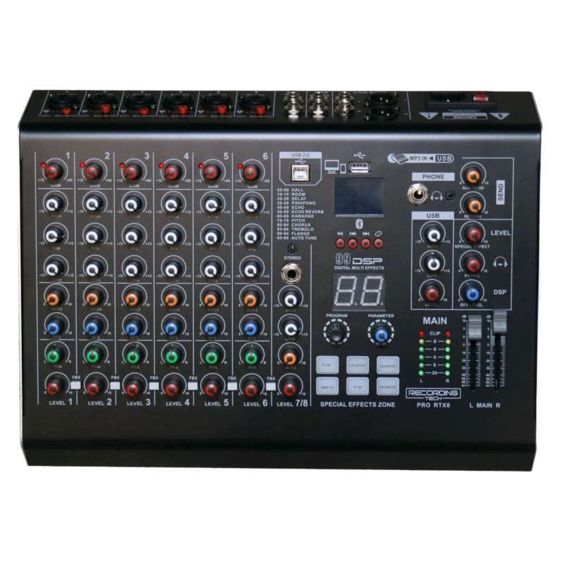 Jual Recording Tech Pro-rtx8 - Podcasting Mixer With Bluetooth And Dsp ...