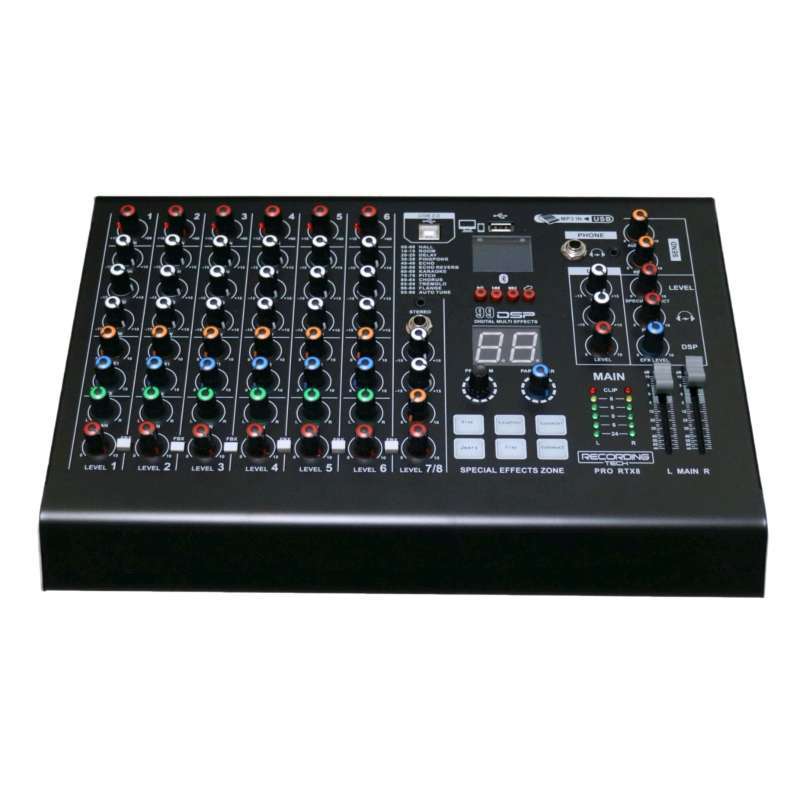 Jual Recording Tech Pro-rtx8 - Podcasting Mixer With Bluetooth And Dsp ...
