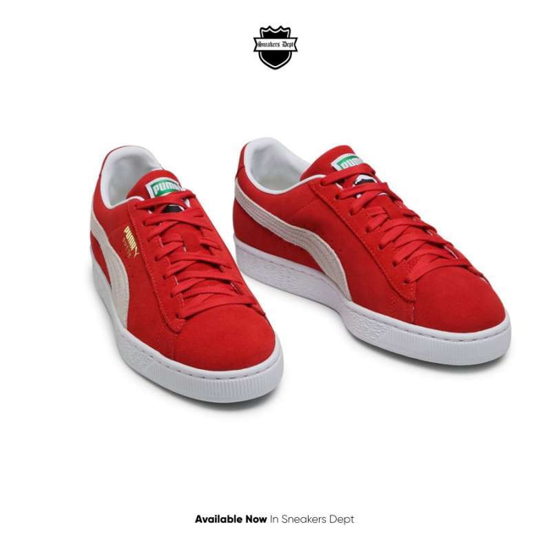 Jual Sepatu Sneakers Pria Puma Suede Classic Xxi High Risk Red 37491502 ...