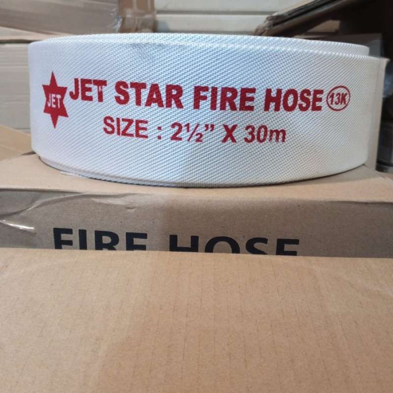 Promo FIRE HOSE / SELANG PEMADAM CANVAS JET STAR UKURAN 2,5 x 30m ...