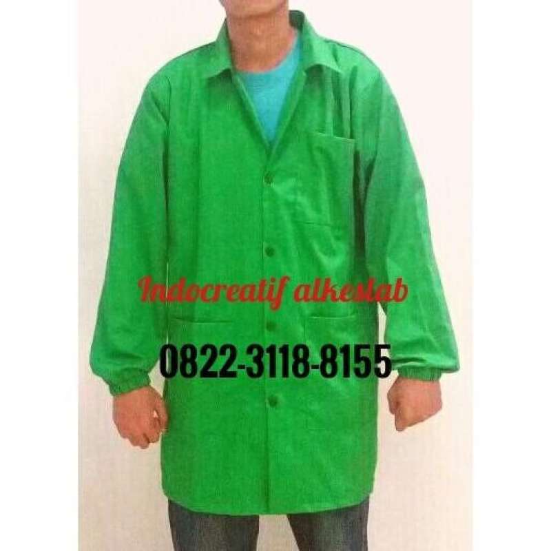 Jual Jas Laboratorium / Jas Lab Warna Hijau Lengan Panjang Di Seller ...
