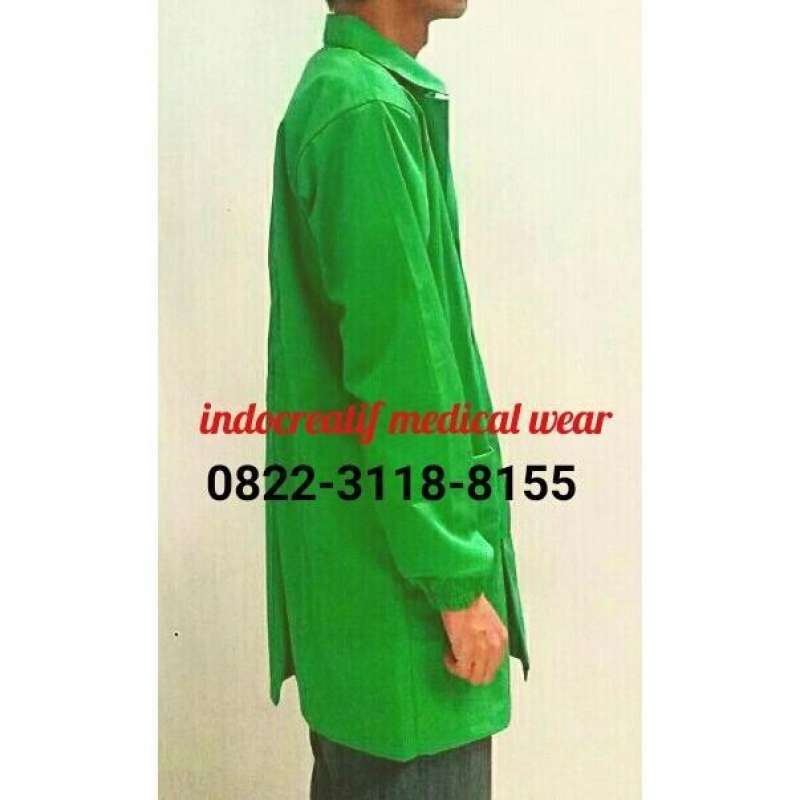 Jual Jas Laboratorium / Jas Lab Warna Hijau Lengan Panjang Di Seller ...